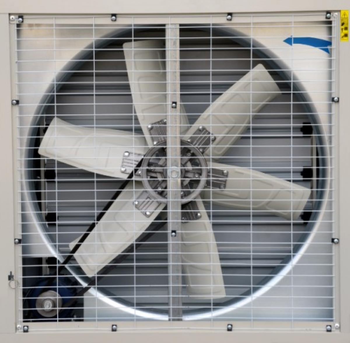 Wall mounted industrial extraction fan with gravity shutter - CP | ColdPRO