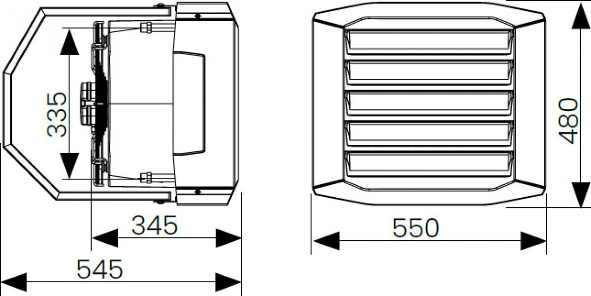 Fan heater - LEO HD S EC EPP | Flowair