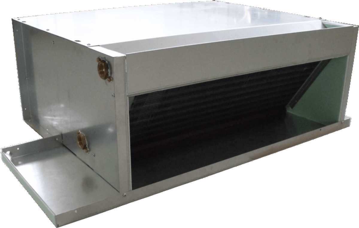 Ductable up to 150 Pa fan coil unit without casing for concealing ...
