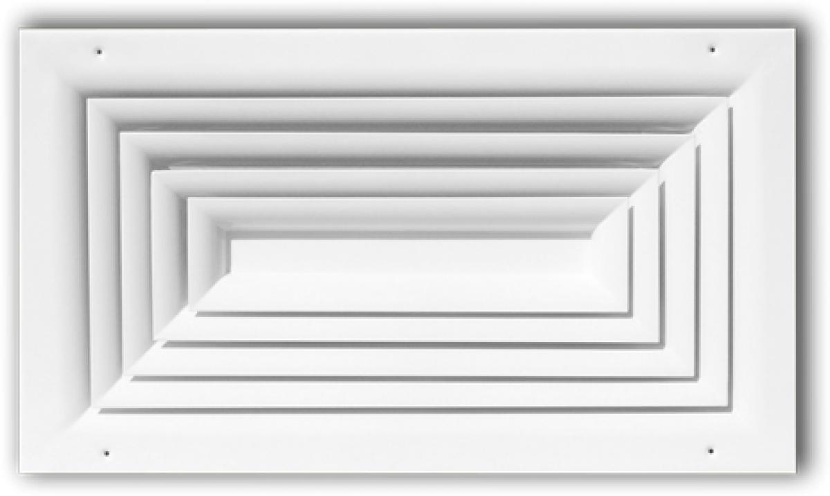 Rectangular intake anemostat diffuser ANP | Saw-pol